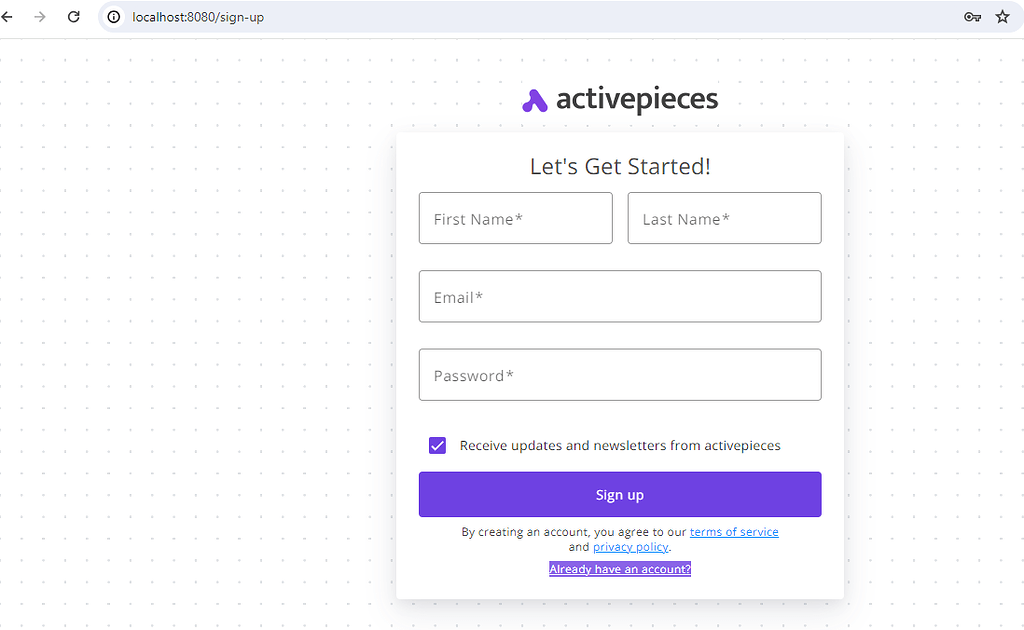 How to Login for Local Hosting? - Need help - Activepieces Community