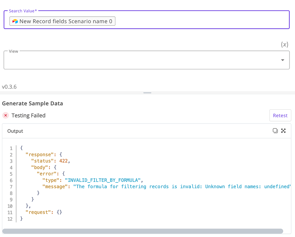 Unable To Search For An Airtable Record Known Issues Activepieces Community