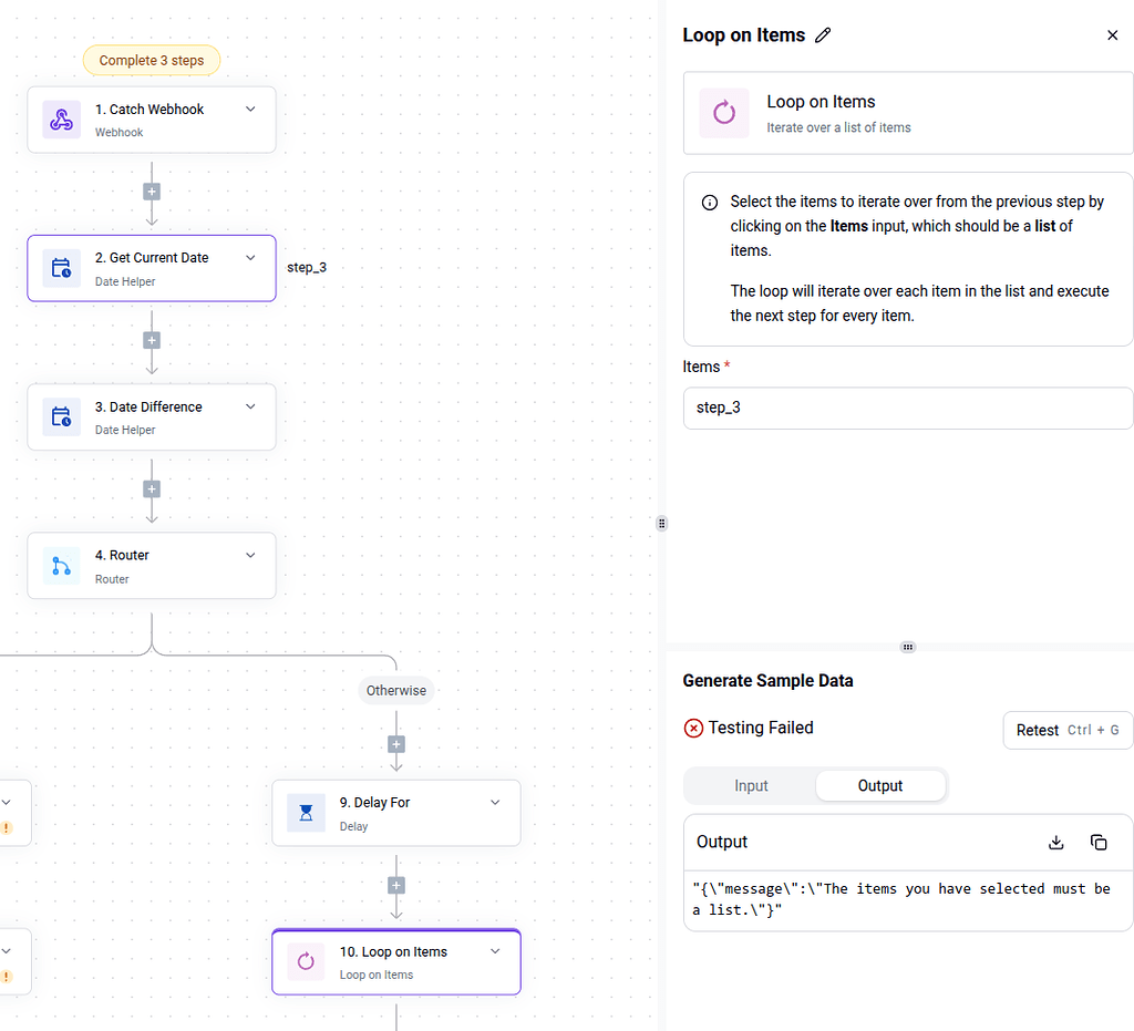 How to use Loop on items? - Need help - Activepieces Community